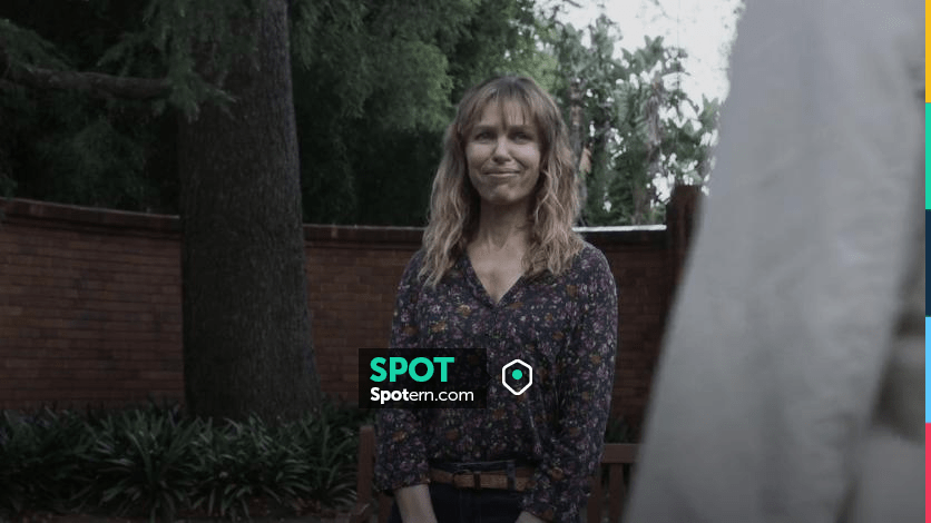 Zara Floral Blouse worn by Jenny (Heather Mitchell) as seen in The ...