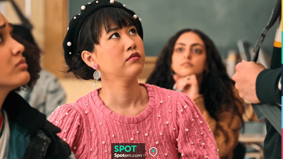 Zara Soft Faux Pearl Top worn by Eleanor Wong (Ramona Young) as seen in ...