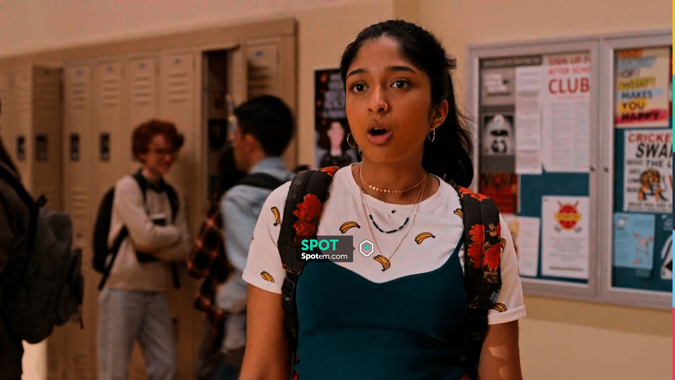 Never Have I Ever Maitreyi Ramakrishnan Sweet Bananas Print worn by ...