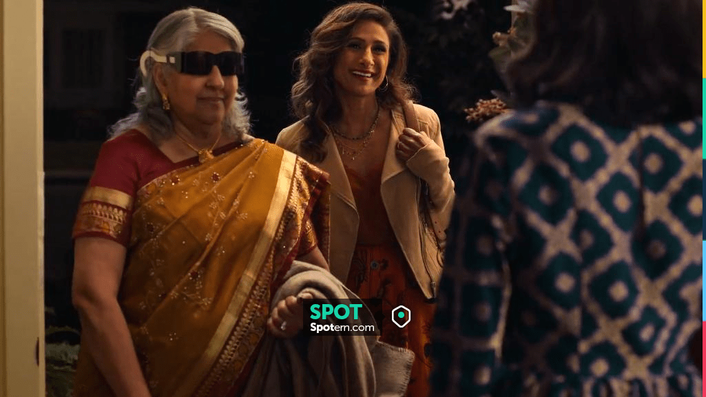 Anthropologie Asymmetrical Midi Skirt worn by Rhyah (Sarayu Rao) as ...