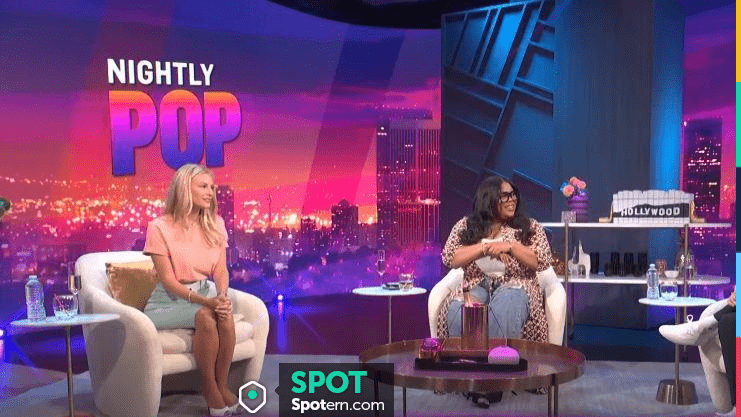 Christian Louboutin Me Dolly 100 Metallic Leather Mules worn by Morgan ...