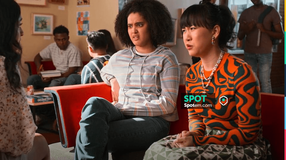 Zara Jacquard Knit Top worn by Eleanor Wong (Ramona Young) as seen in ...