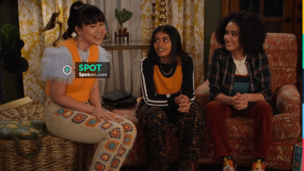 Lea & Viola Ruffled Tulle Tee worn by Eleanor Wong (Ramona Young) as ...