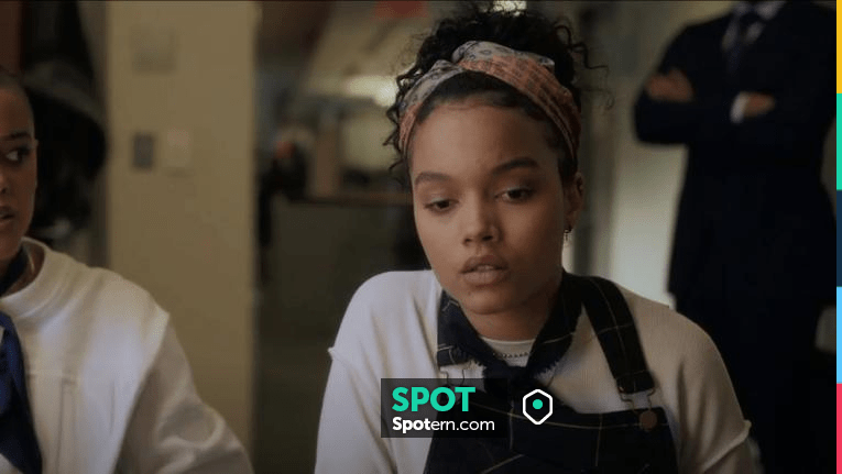 French Toast Green Plaid Tie worn by Zoya Lott (Whitney Peak) as seen ...