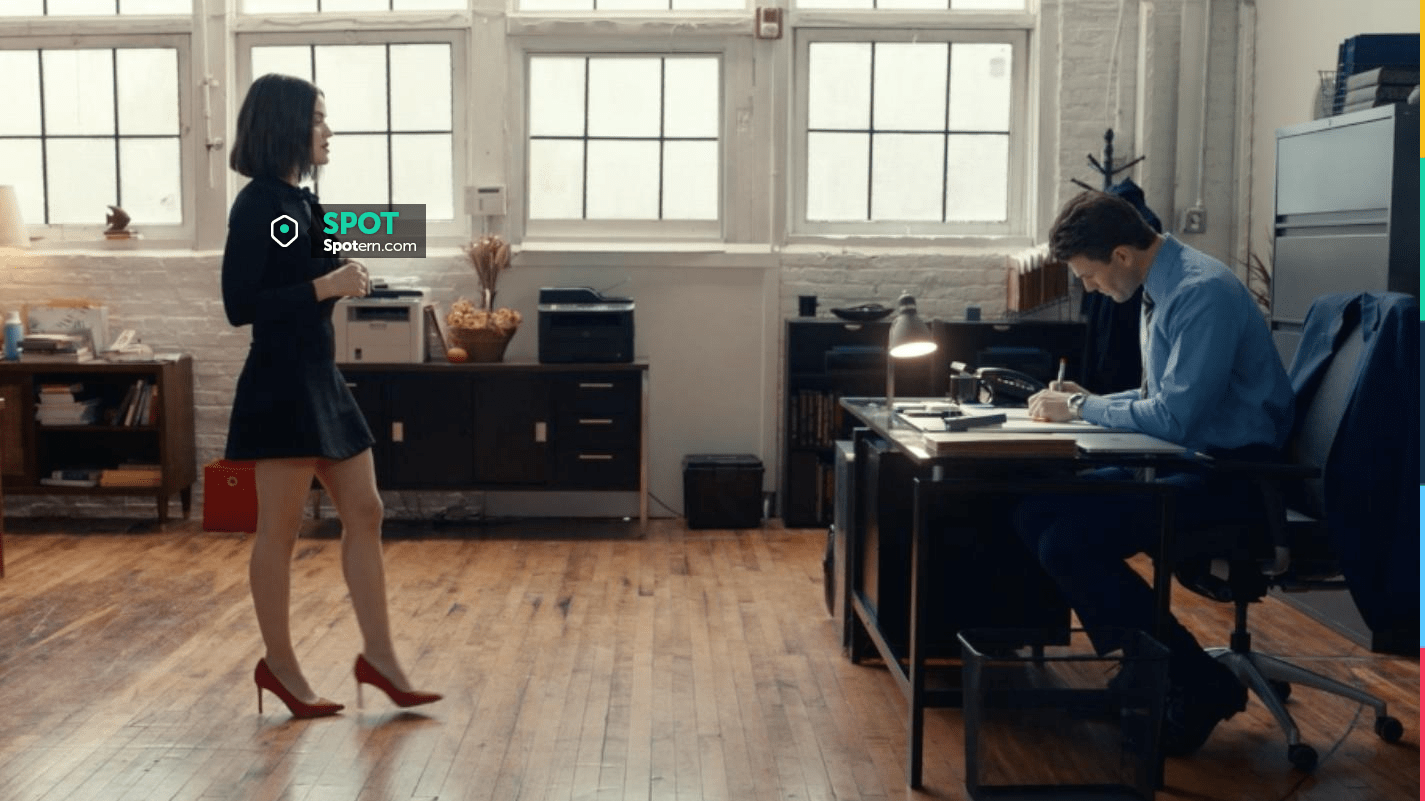 Joostricot Knit Fitted Black Dress worn by Lucy Hutton (Lucy Hale) as ...