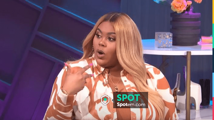 Gabrielle Union Mesh Button Up Shirt worn by Nina Parker as seen in E ...