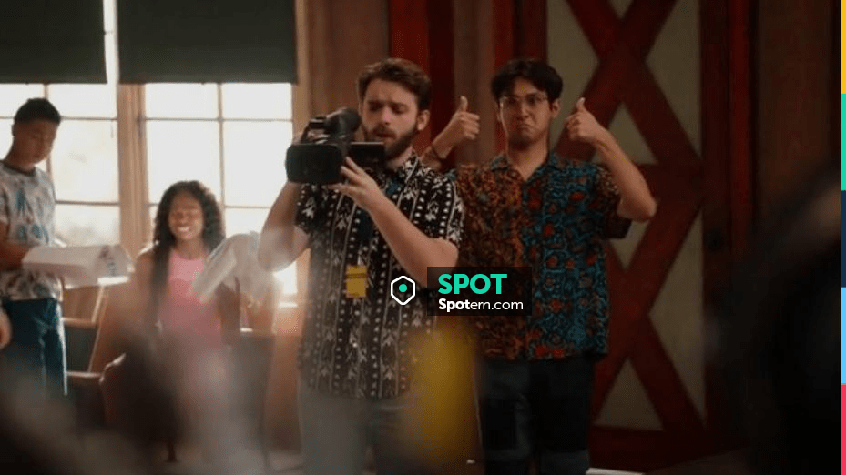 Devil's Advocate Short Sleeved "Daniel" NavySshirt worn by Channing (Ben Stillwell) as seen in ...