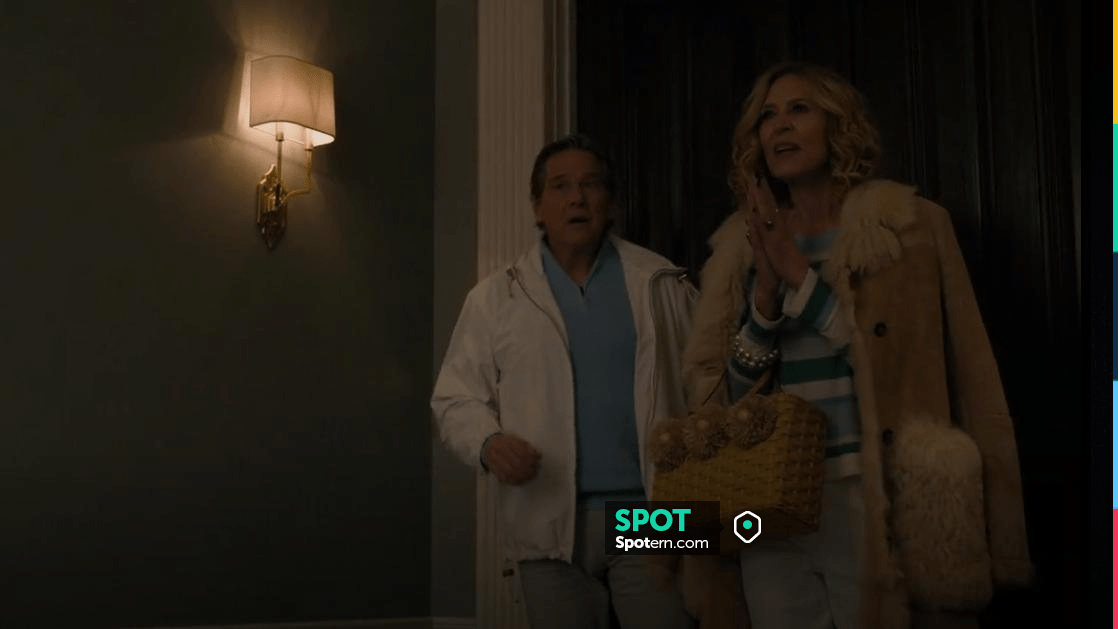 Frances Valentine Edie Wicker Basket Tote usado por Sheryl Luria ...