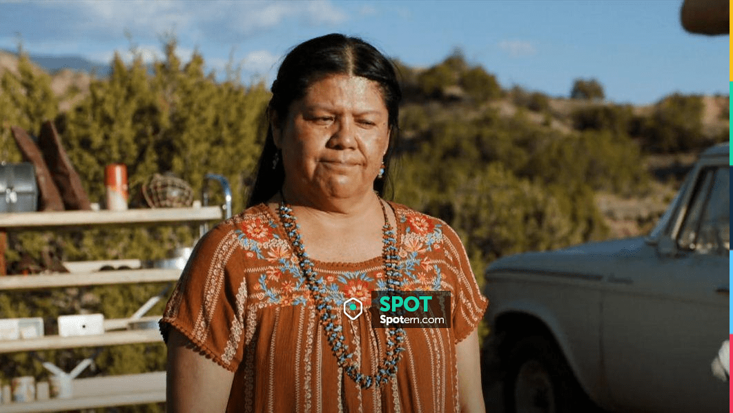 ANDRÉE BY UNIT Marley- Embriodered Woven Top worn by Navajo Woman ...
