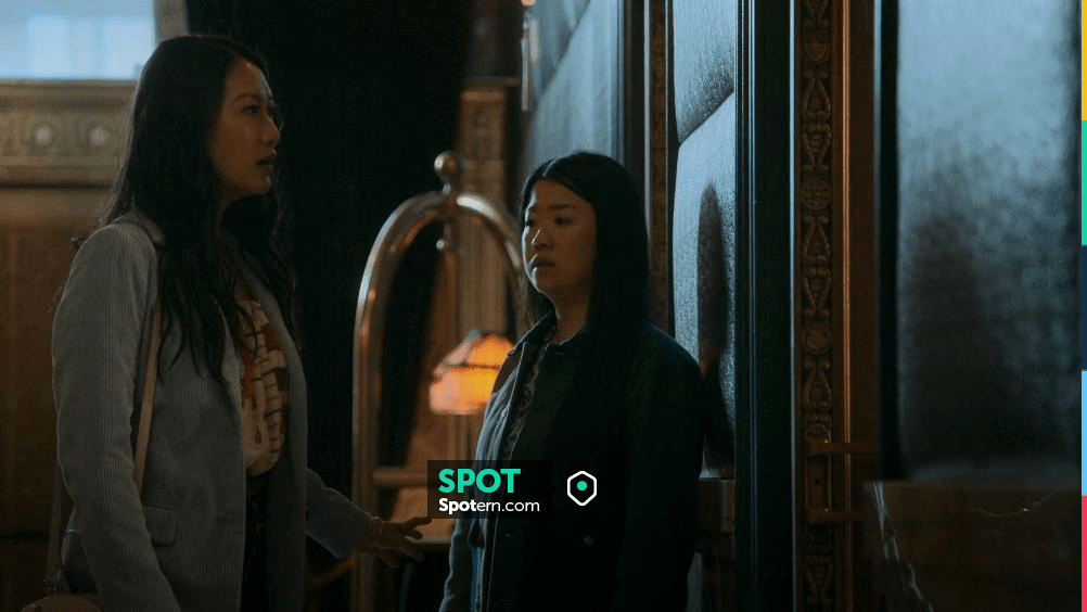 Zara Colorblock Jacket worn by Alice Kwan (Sherry Cola) as seen in Good ...