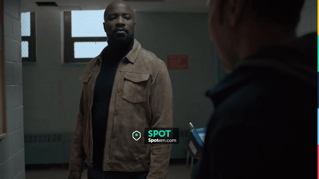 John Varvatos Travis Suede Jacket worn by David Acosta (Mike Colter) as ...