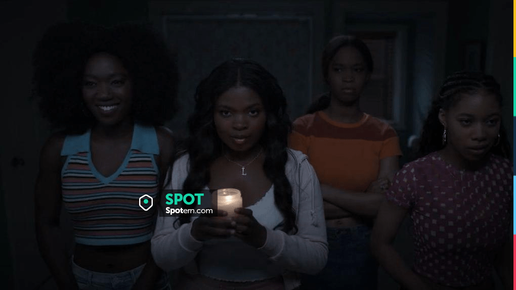 Wild Fable at Target Cropped Jacquard Polo Sweater Tank Top worn by ...