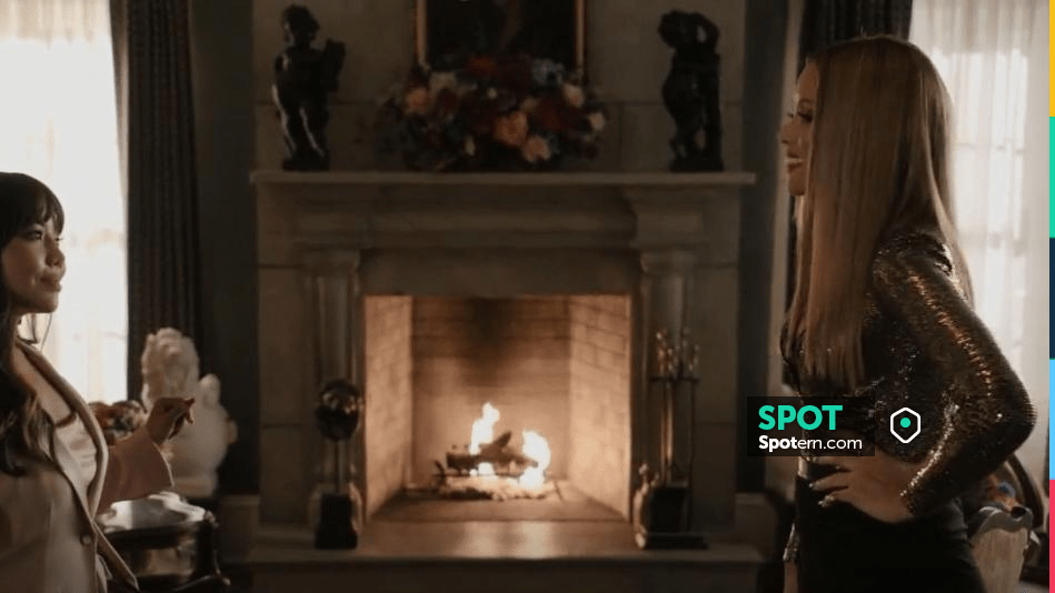 Gucci Sequined Tulle Bodysuit worn by Dominique Deveraux (Michael ...