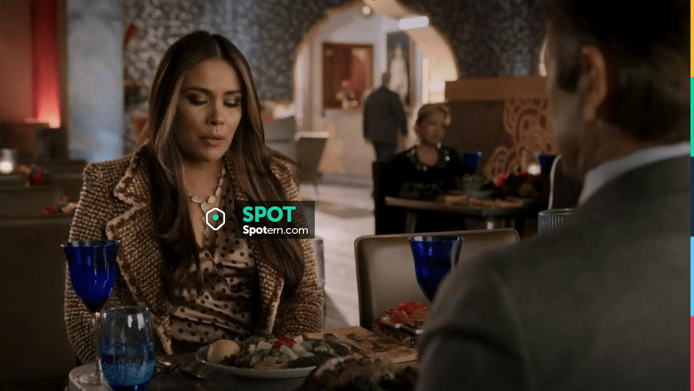 Kenneth Jay Lane Crystal Y Drop Necklace worn by Cristal Carrington ...