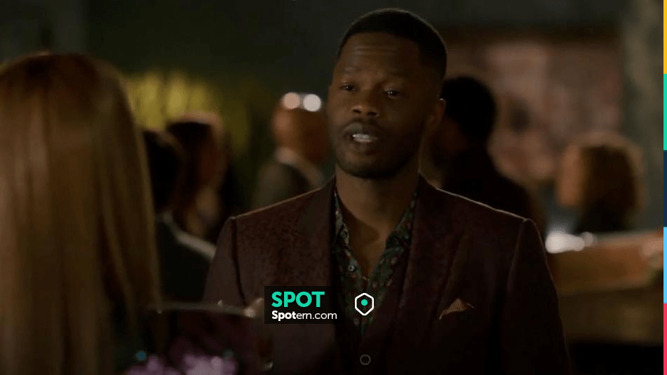 Gucci Printed Twill Shirt worn by Jeff Colby (Sam Adegoke) as seen in ...