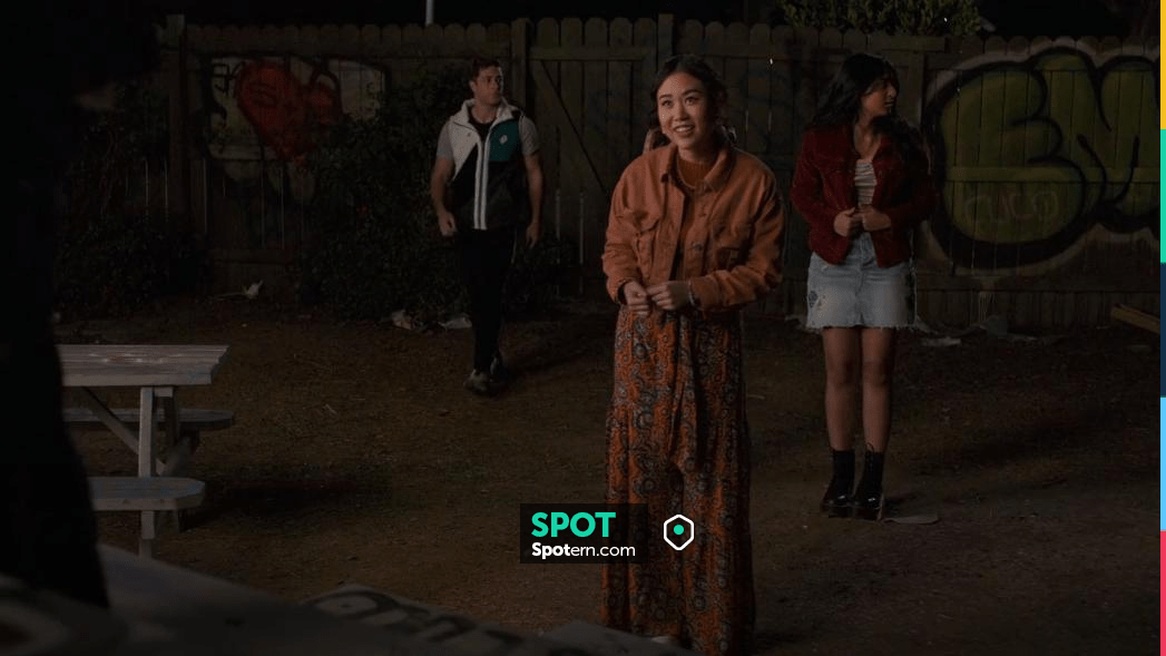 Free People Aloha Wide Leg Pant worn by Eleanor Wong (Ramona Young) as ...