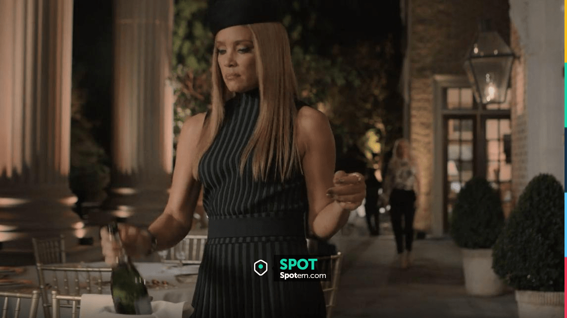 Kenzo Pleated Two Tone Skirt worn by Dominique Deveraux (Michael ...