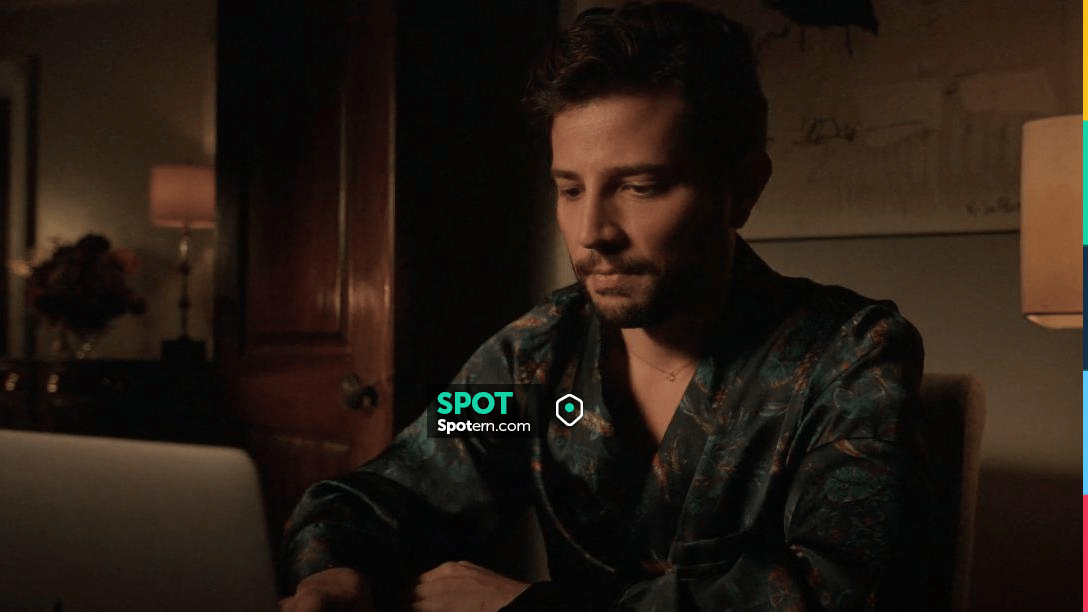 Derek Rose Tasseled Belt Robe worn by Sam Jones (Rafael de la Fuente ...