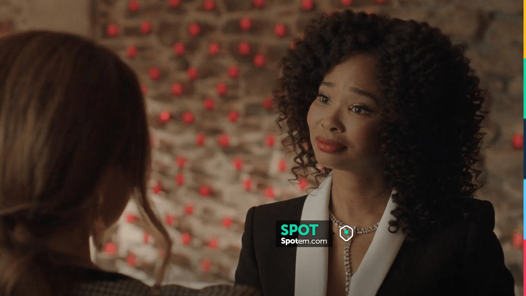 Stella + Ruby Baguette Y-Necklace worn by Monica Colby (Wakeema Hollis ...