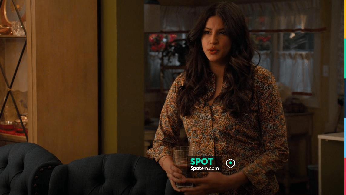 J Crew Perfect Shirt In Liberty Little Marquess worn by Kamala (Richa ...