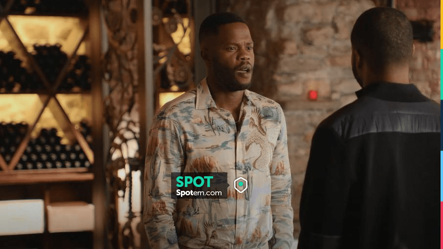 Etro Western Print Sport Shirt worn by Jeff Colby (Sam Adegoke) as seen ...