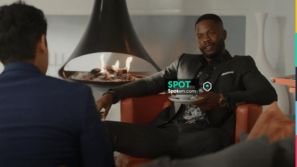 Dolce & Gabbana Button Down Long-Sleeve Floral Print Shirt worn by Jeff ...