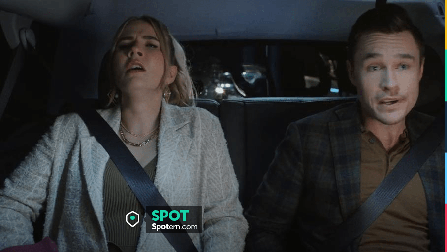 Alexander McQueen Peplum Viscose Tank worn by Amanda Carrington (Eliza ...