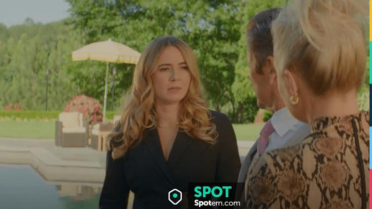 Alexis Rachel Blazer Mini Dress worn by Amanda Carrington (Eliza ...