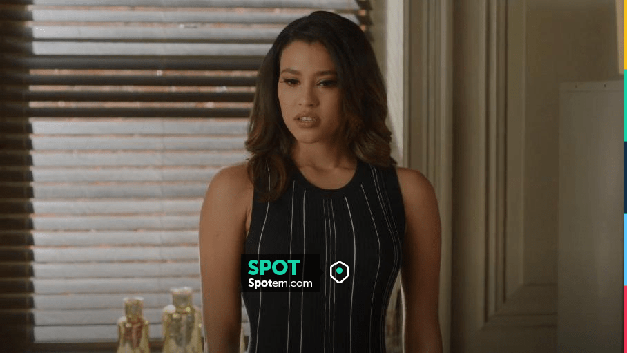 Theory Hankson Ribbed Sleeveless Dress worn by Eva (Kara Royster) as ...