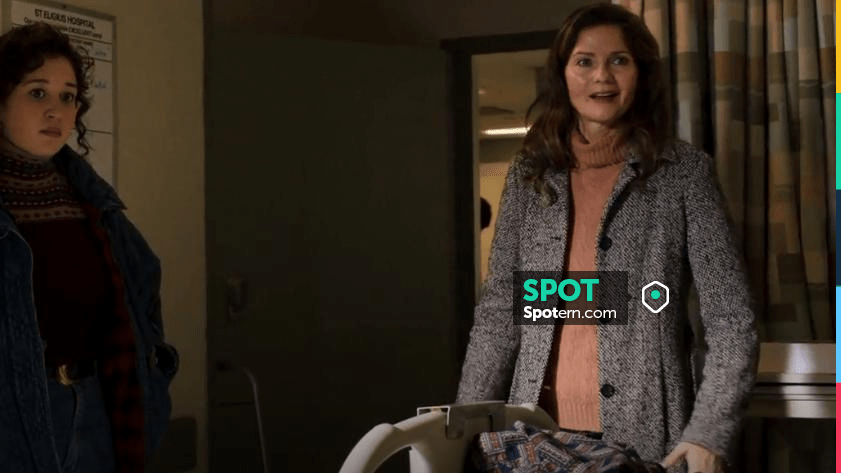 J. Crew Tweed Stand Up Collar Long Coat worn by Jenny Rohr (Jill ...