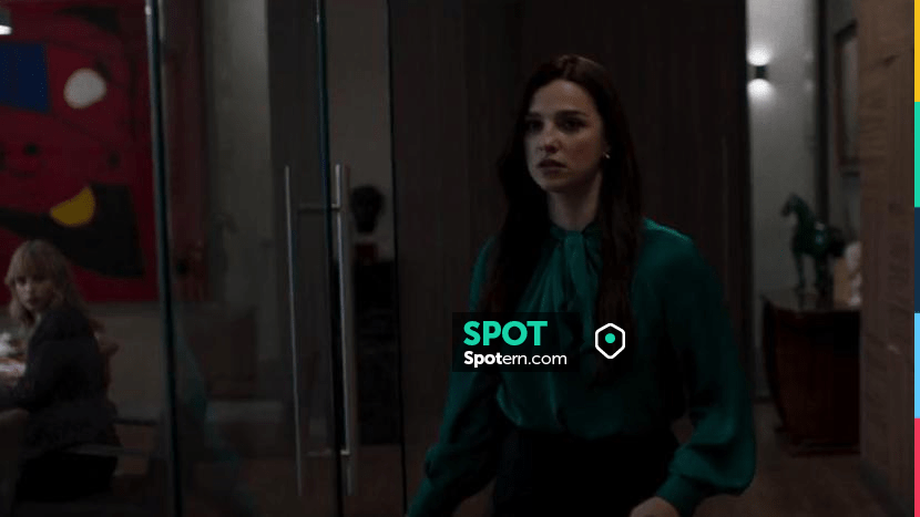 Gaâla Lena Silk Blouse worn by Yasmin Kara-Hanani (Marisa Abela) as ...