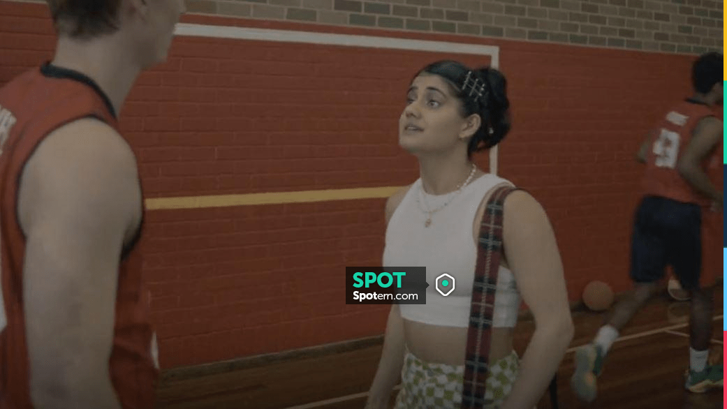 ABRAND A Heather Singlet worn by Amerie Wadia (Ayesha Madon) as seen in ...