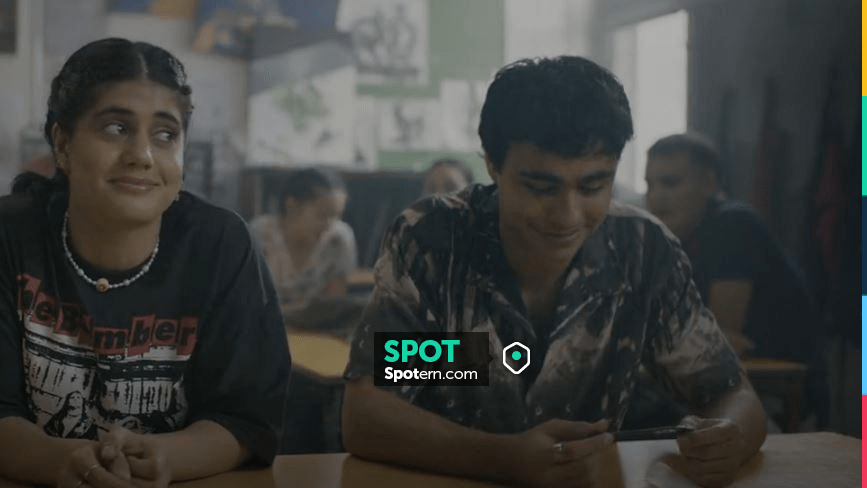 THRILLS Smear Short Sleeve Button-Down Shirt worn by Malakai Mitchell ...