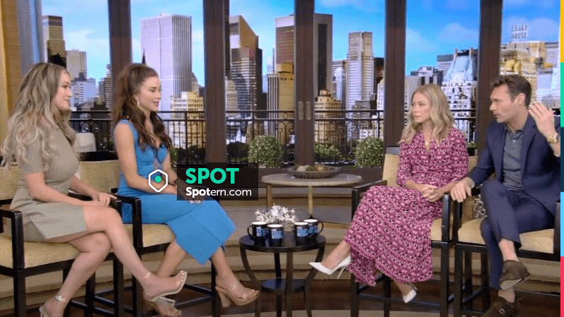 Galvan Kali Cut-Out Midi Dress worn by Gabby Windey as seen in LIVE ...