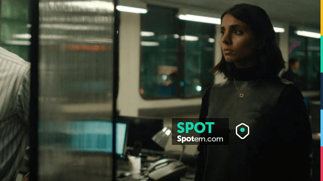 Vince Leather Front Wool Sweater worn by Detective Wallis (Imogen ...