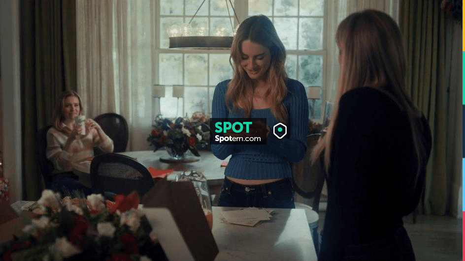 Veronica beard Clara Ribbed-knit Top worn by Lucy Albright (Grace Van ...