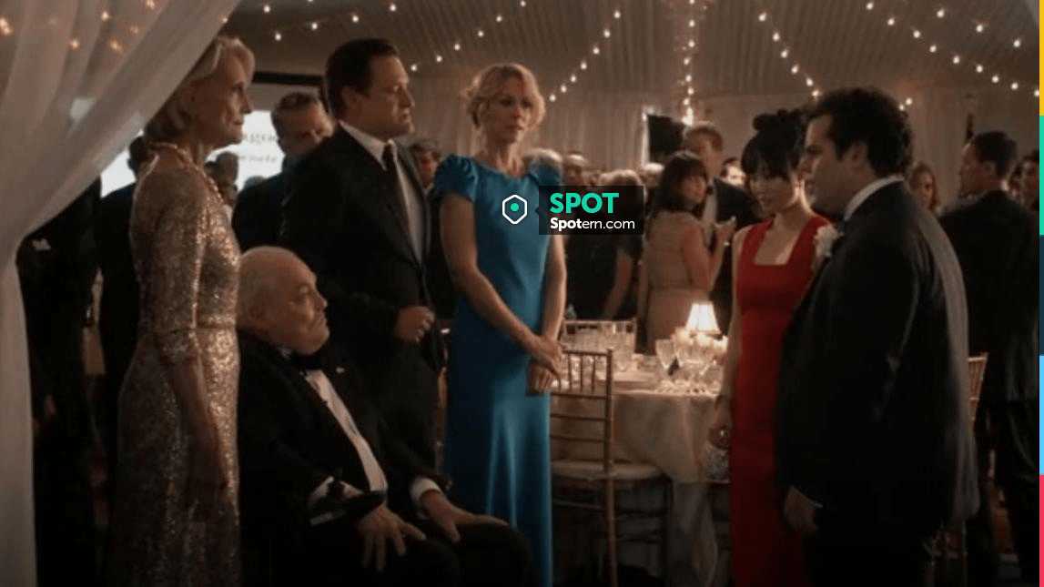 ABS Rosette Dress worn by Emily Nash Gilchrist (Jenna Elfman) as seen ...