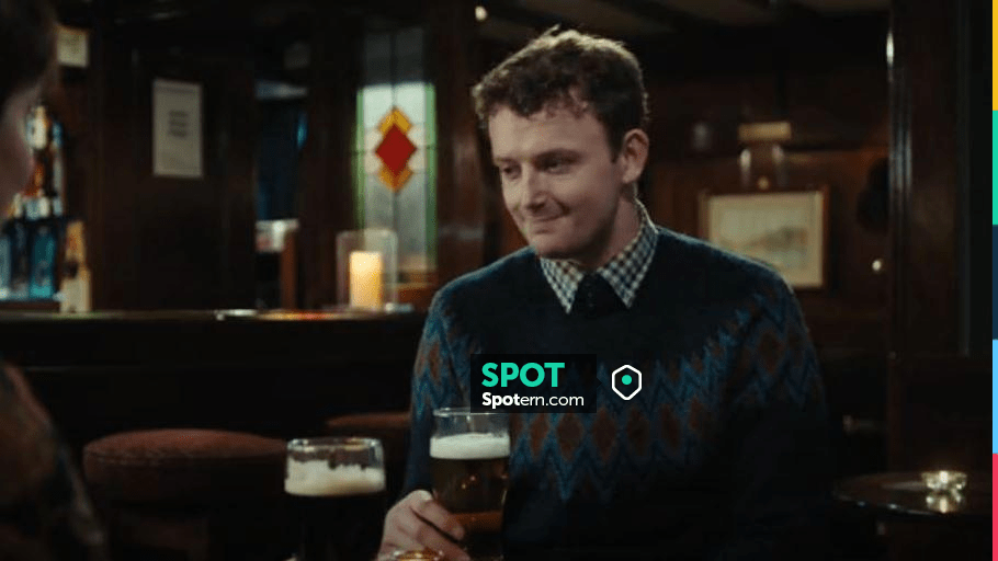 Toast Fair Isle Diamond Yoke Sweater worn by DC Billy 'Birdy' Bird ...