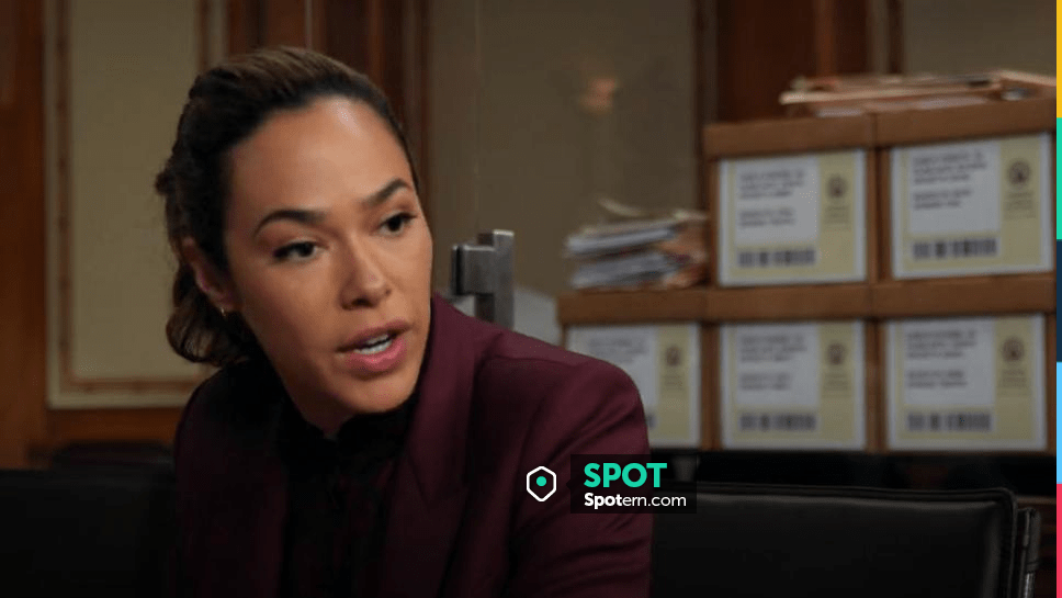 Nili Lotan Diane Stretch Wool Blazer worn by Emily Lopez (Jessica ...