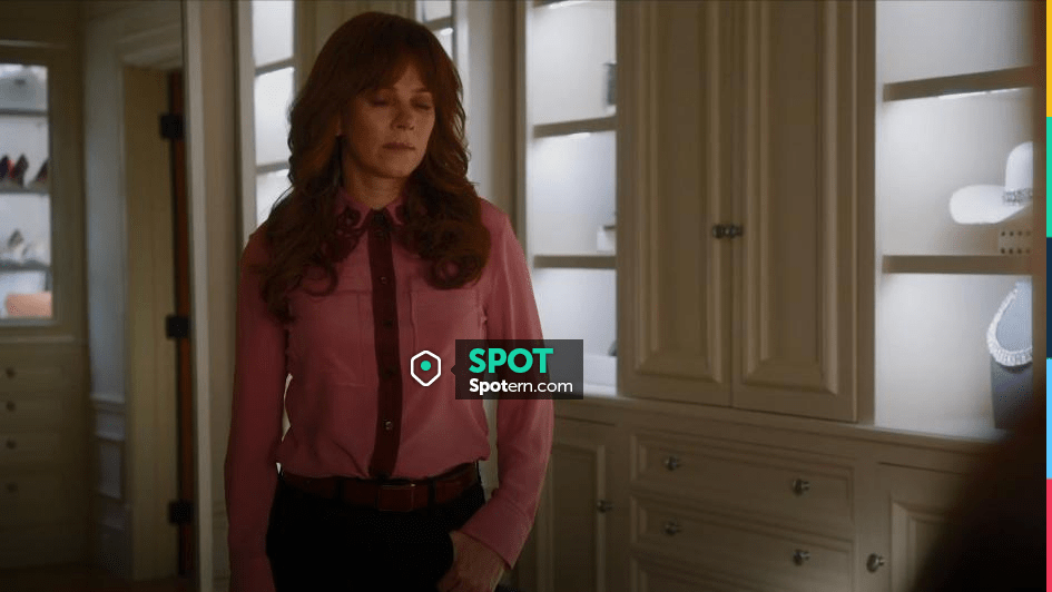 Chloe Silk Shirt With Embroidered Cut Out Detail worn by Nicolette ...