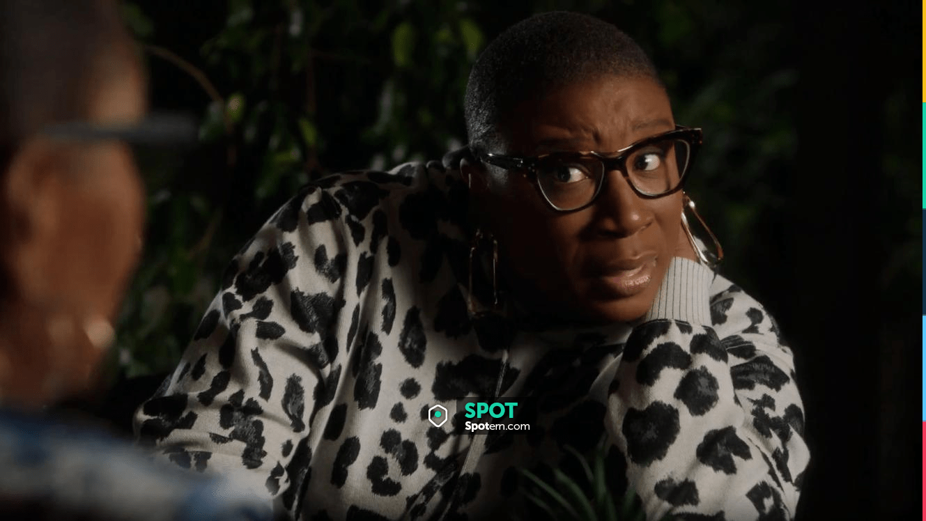 Twenty Montreal Reality Leopard Print Sweater worn by Henrietta 'Hen ...