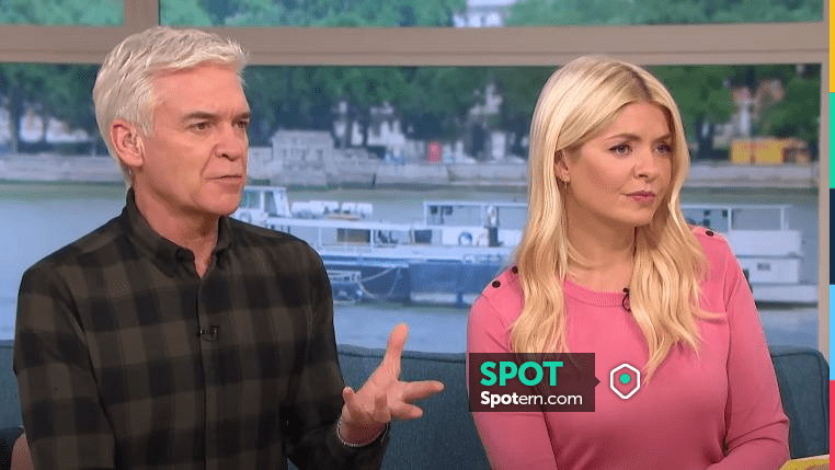 Cefinn Colette Button Detail Jumper worn by Holly Willoughby as seen in ...