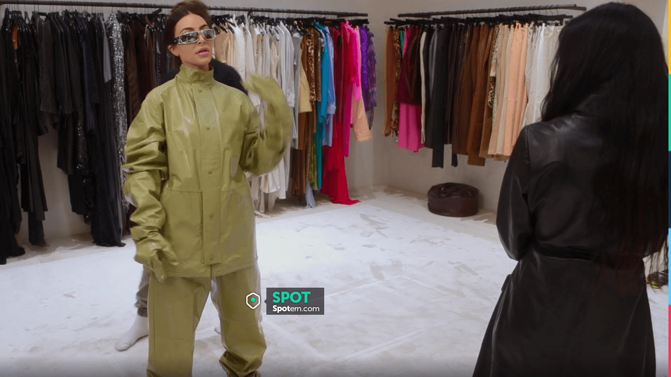 Prada Leather pants worn by Kim Kardashian as seen in The Kardashians ...