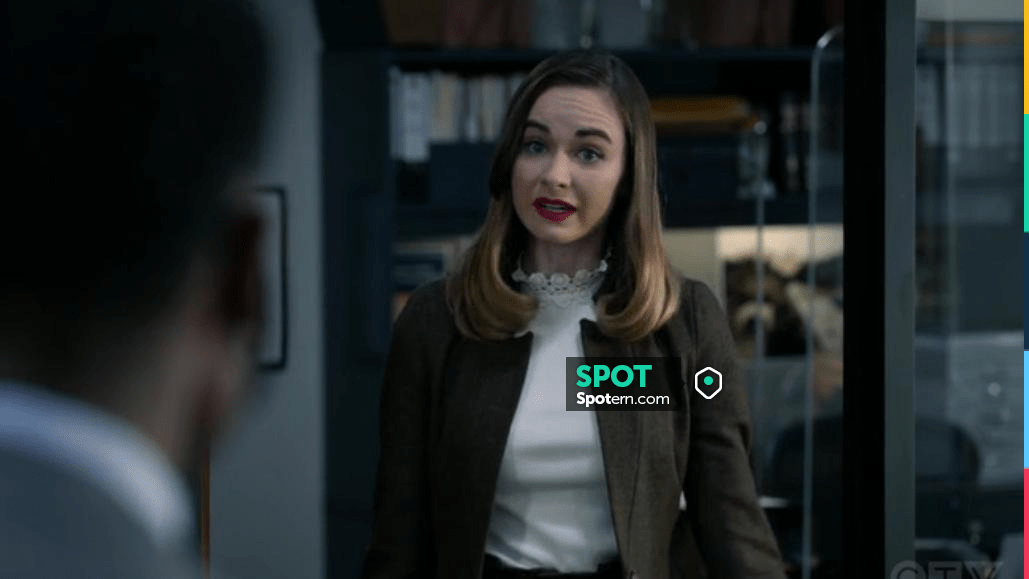 Nili Lotan Elbow Blazer worn by Samantha Powell (Audrey Corsa) as seen ...