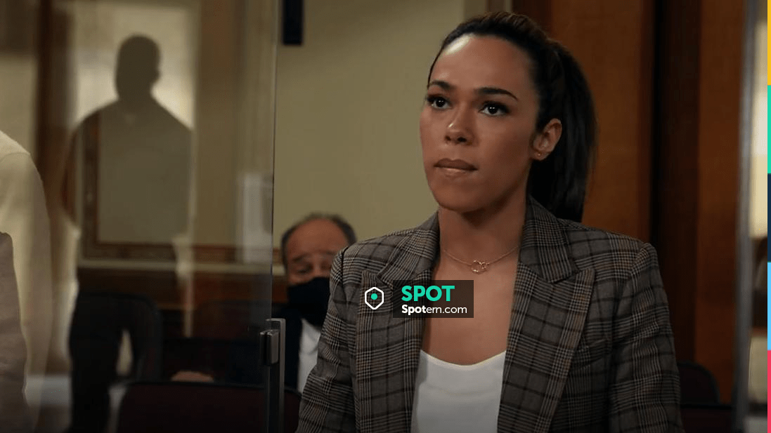 A.L.C. Hicks Blazer worn by Emily Lopez (Jessica Camacho) as seen in ...