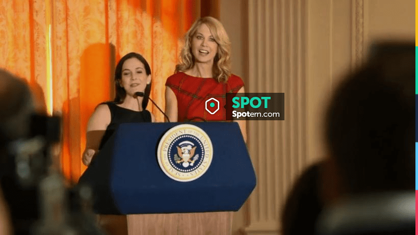 Karen Millen Red Tartan Dress worn by Emily Nash Gilchrist (Jenna ...