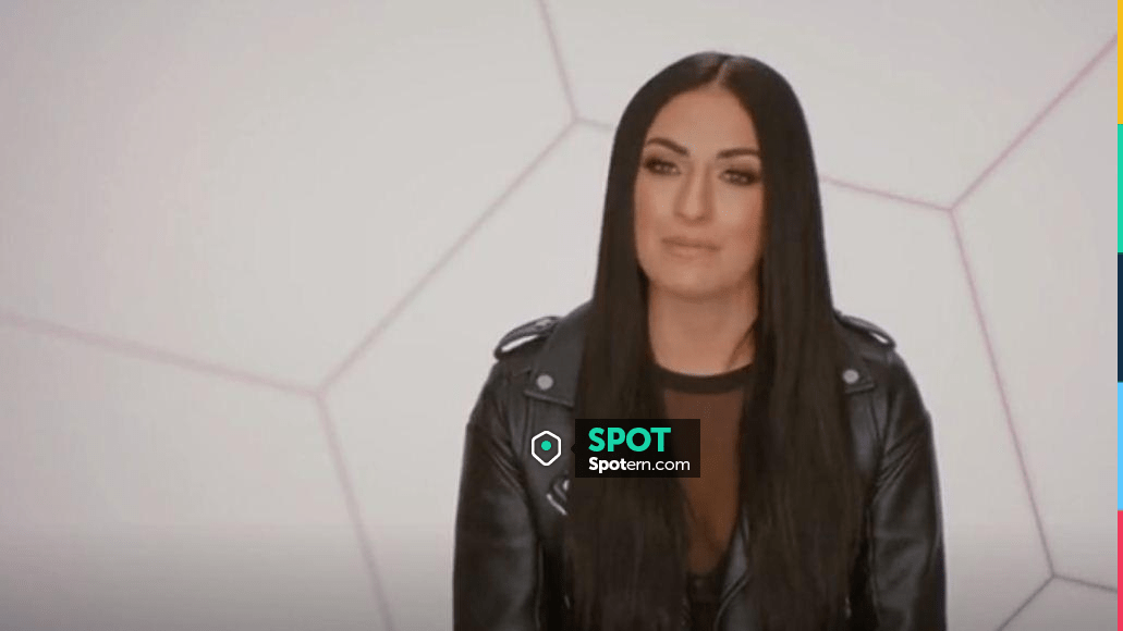 IRO Ashville Leather Jacket worn by Sonya Deville(Daria Berenato) as ...
