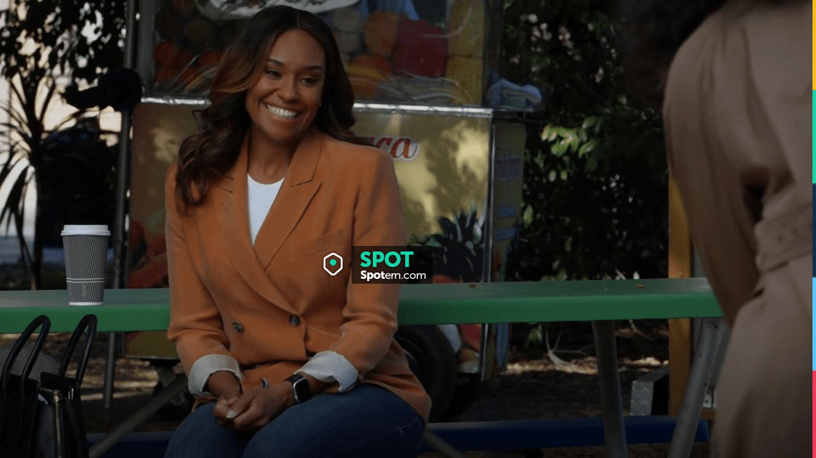 Smythe Double Breasted Blazer worn by Rachel Audubon (Ryan Michelle ...