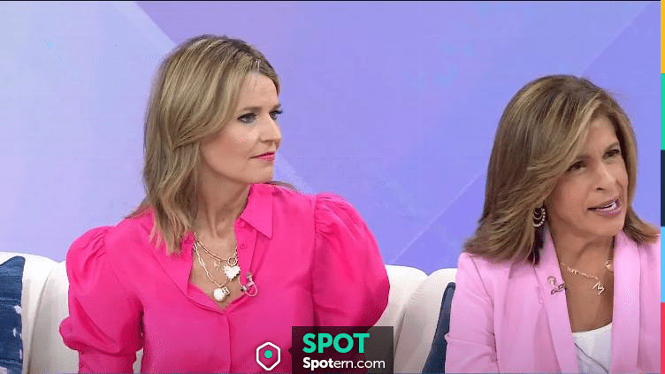 Alice + Olivia Willa Blouse worn by Savannah Guthrie as seen in Today ...