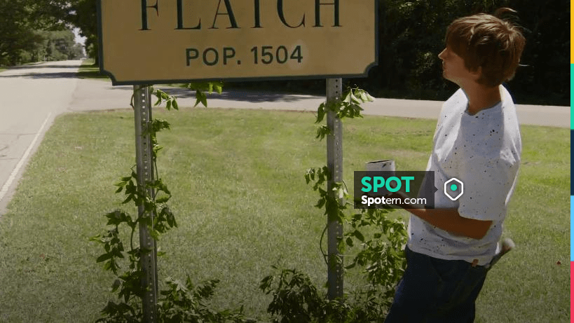 Jack and Jones Terrazzo T Shirt worn by Lloyd 'Shrub' Mallet (Sam ...